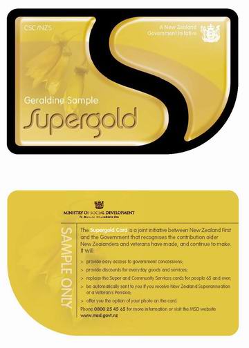 The Supergold Card will provide meaningful discounts across a range of ...